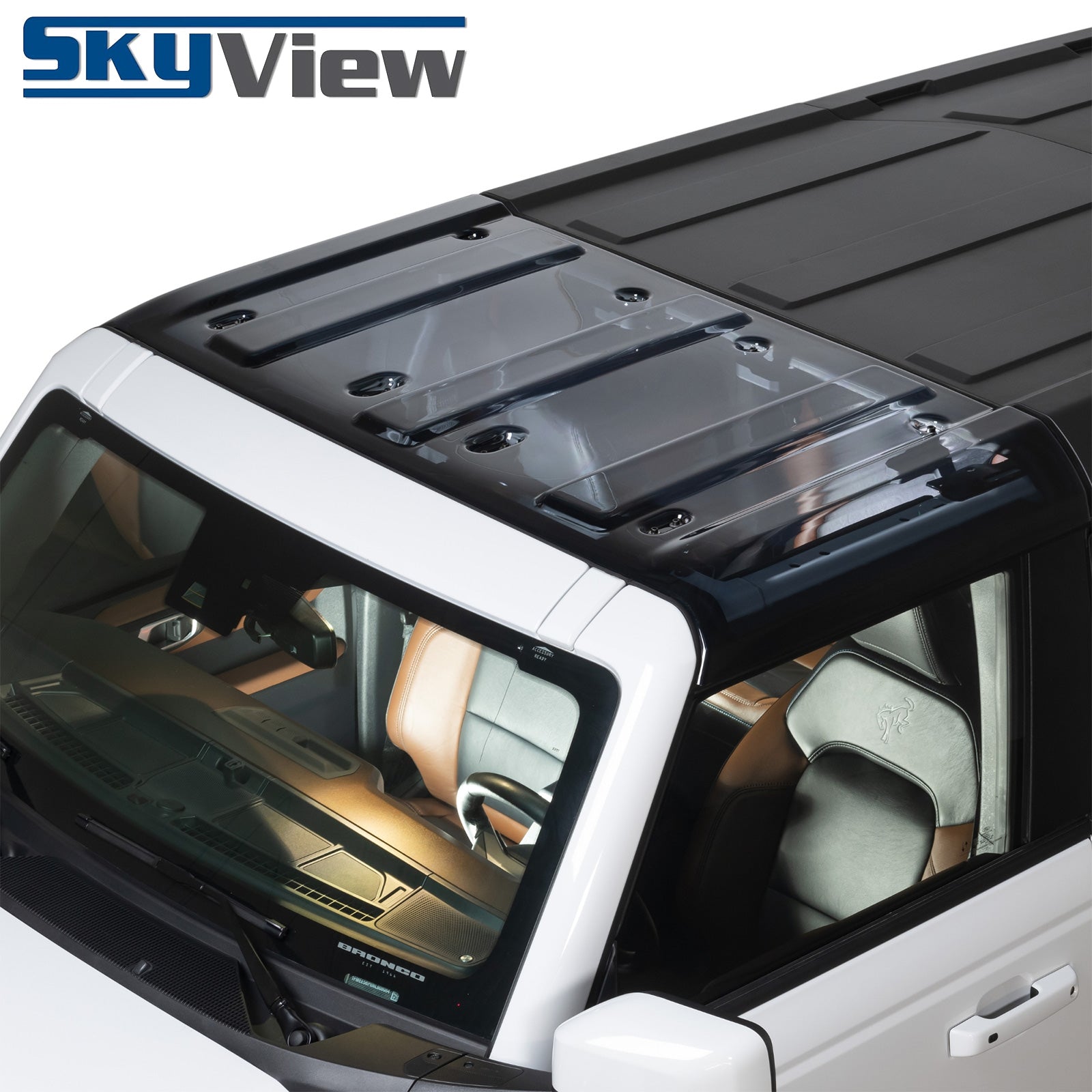 2021-2024 Ford Bronco 4-Door Sky View Clear Hard Top Roof Panel – Yates ...