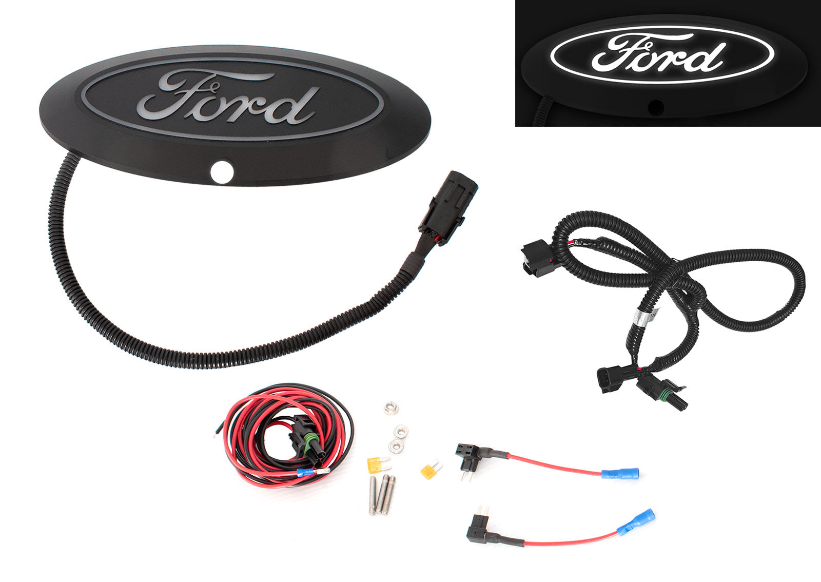 2024-2026 F150 w Camera XLT Grille Light Up LED Emblem Fits Reflector ...