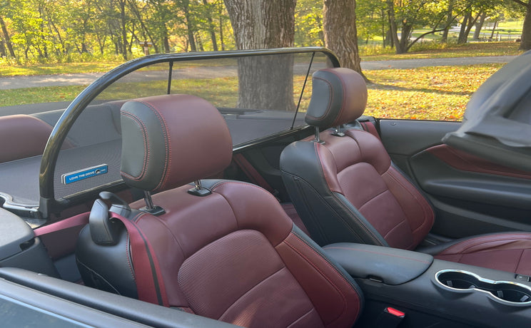 2024-2025 Ford Mustang Wind Screen Deflector for Convertibles WITHOUT ...