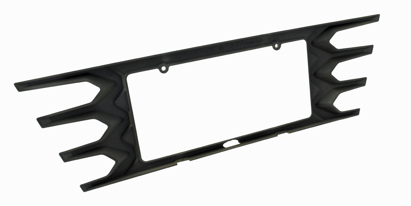 2015-2020 Ford Mustang Painted Rear License Plate Frame Deep Impact Bl ...